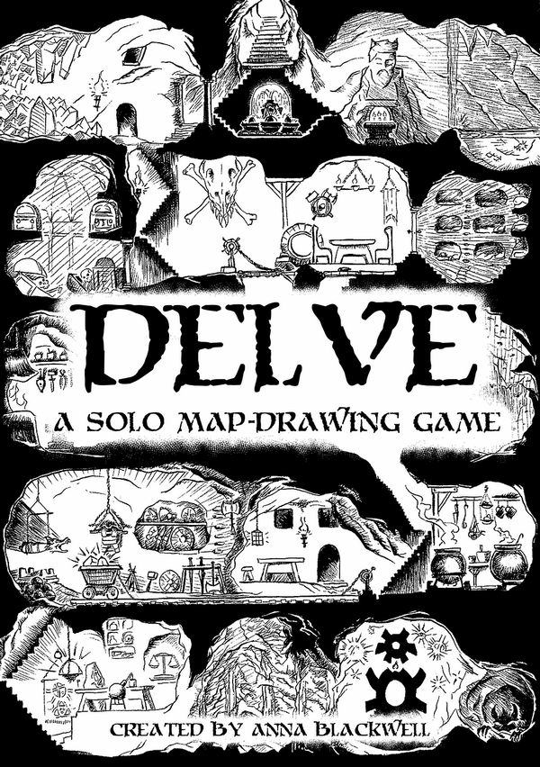 Delve: A Solo Map Drawing RPG – Metal Weave Games